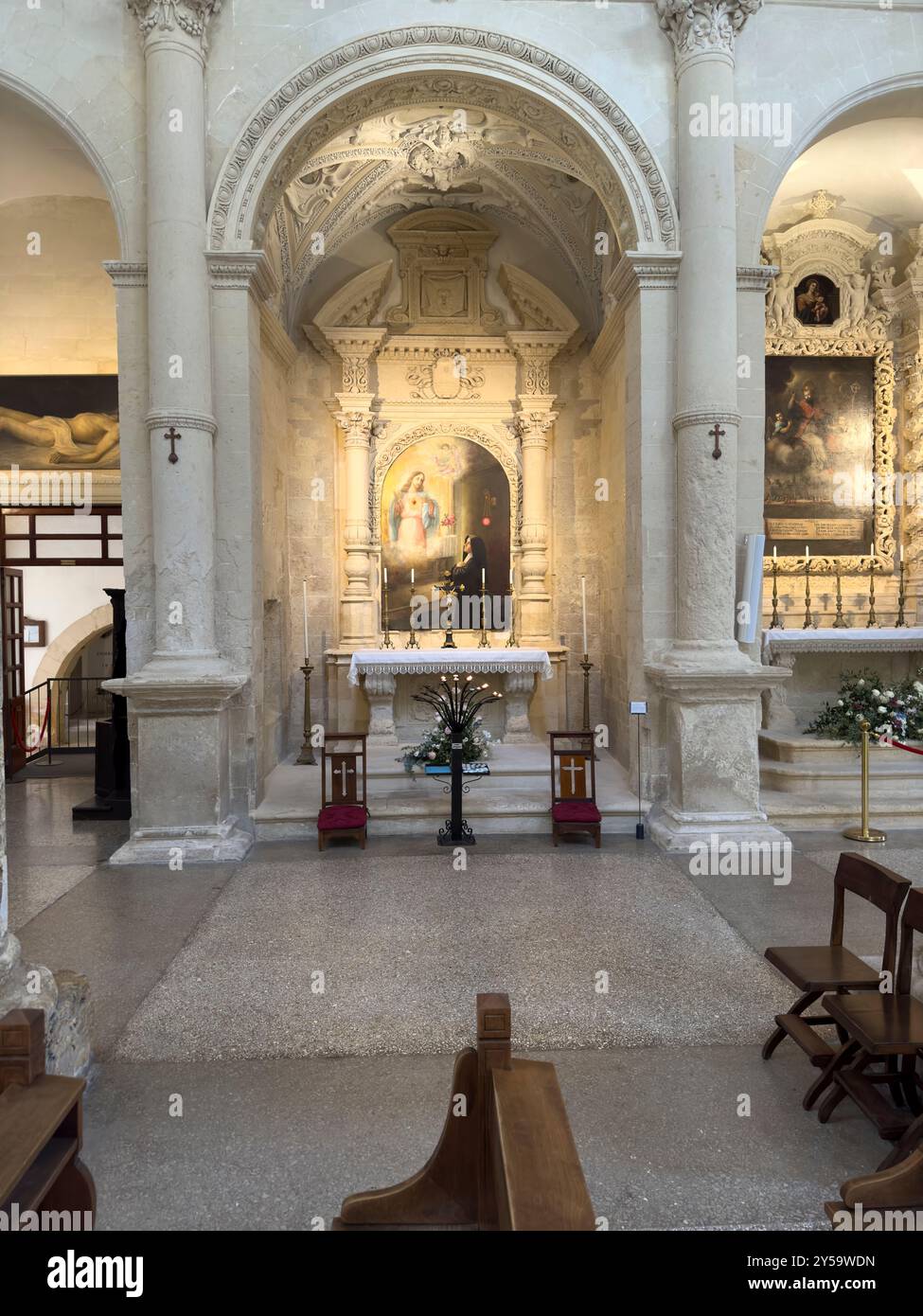 Lecce Salento Apulia Italy. Basilica Santa Croce Stock Photo - Alamy