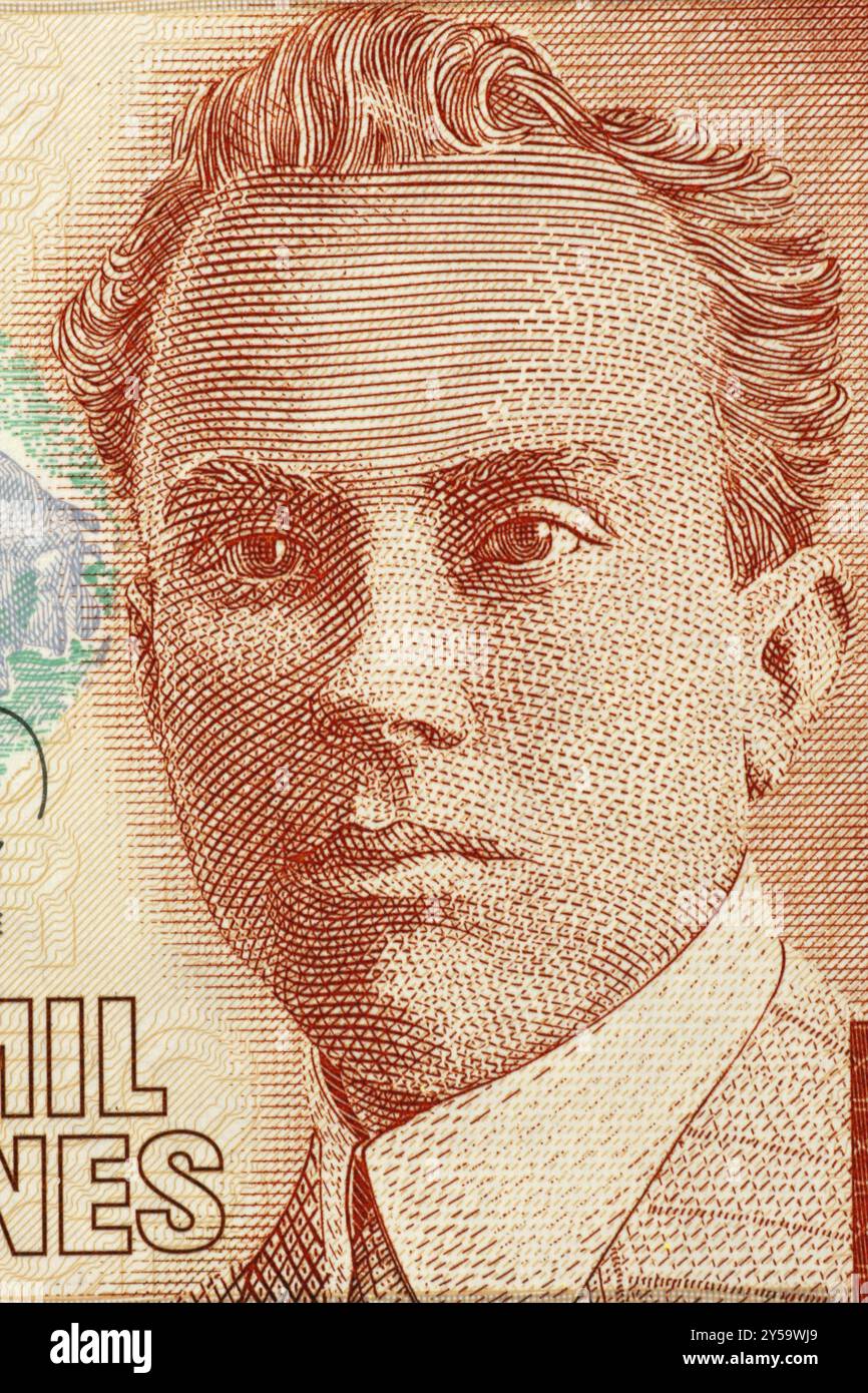 Clodomiro Picado Twight (1887-1944) on 2000 Colones 2005 Banknote from ...