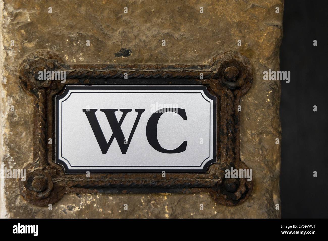 Toilet sign WC Stock Photo - Alamy