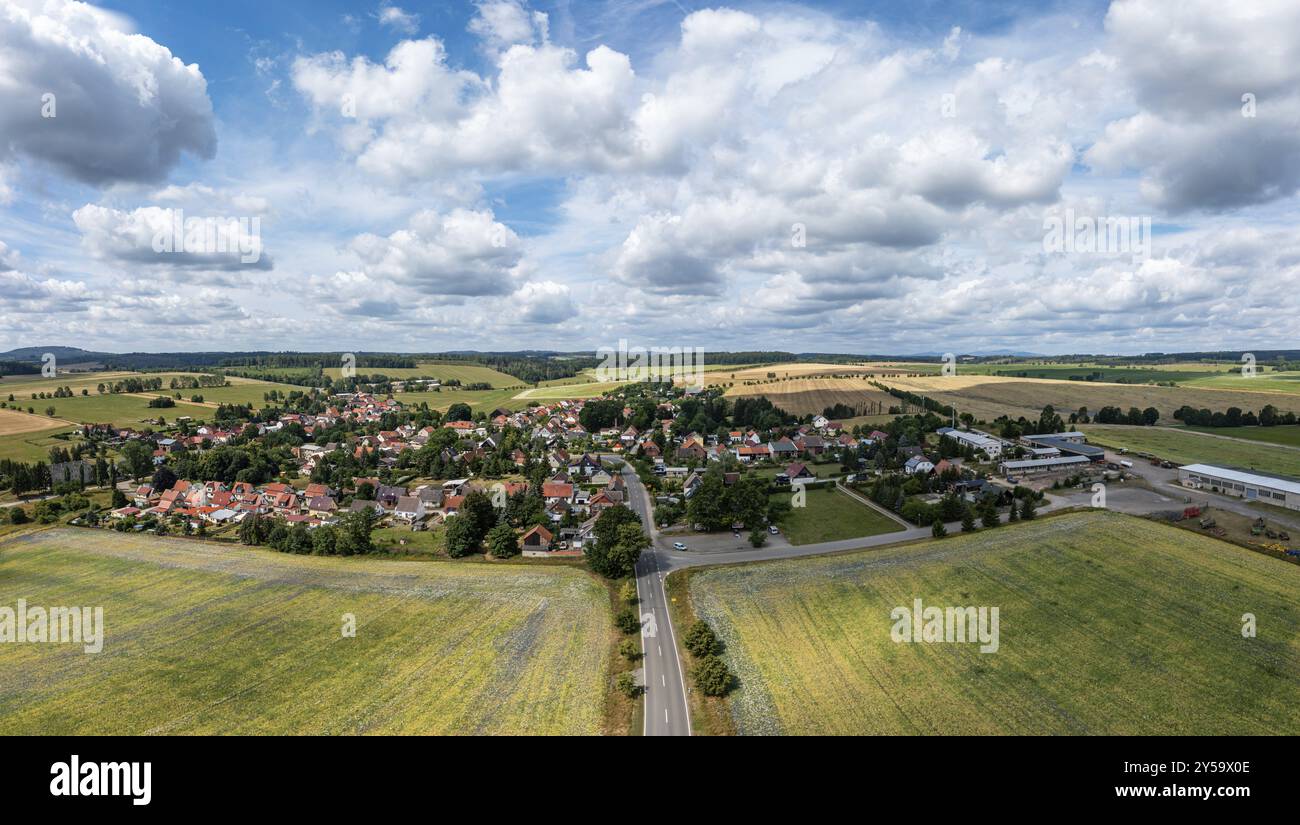 Aerial photograph Siptenfelde Harz City of Harzgerode Stock Photo - Alamy