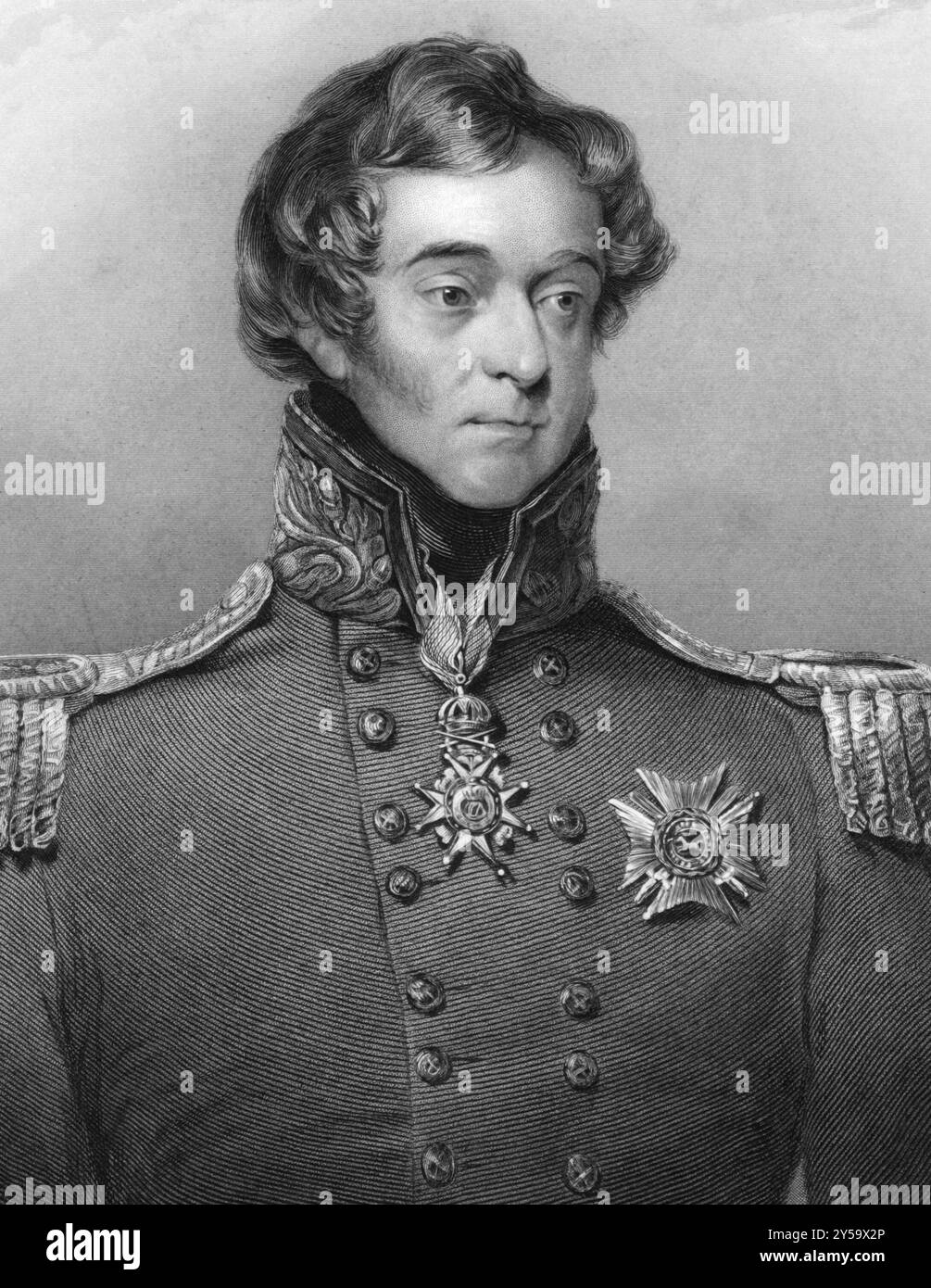 General Sir Frederick William Trench (1777-1859) on engraving from ...