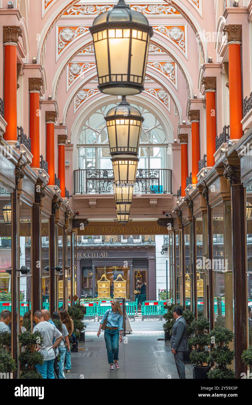 The Royal Arcade in Old Bond Street , London UK Stock Photo - Alamy