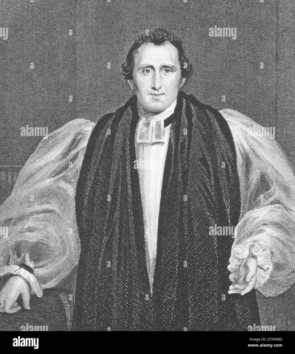 Daniel Wilson (1778-1858) on engraving from the 1800s. Bishop of ...