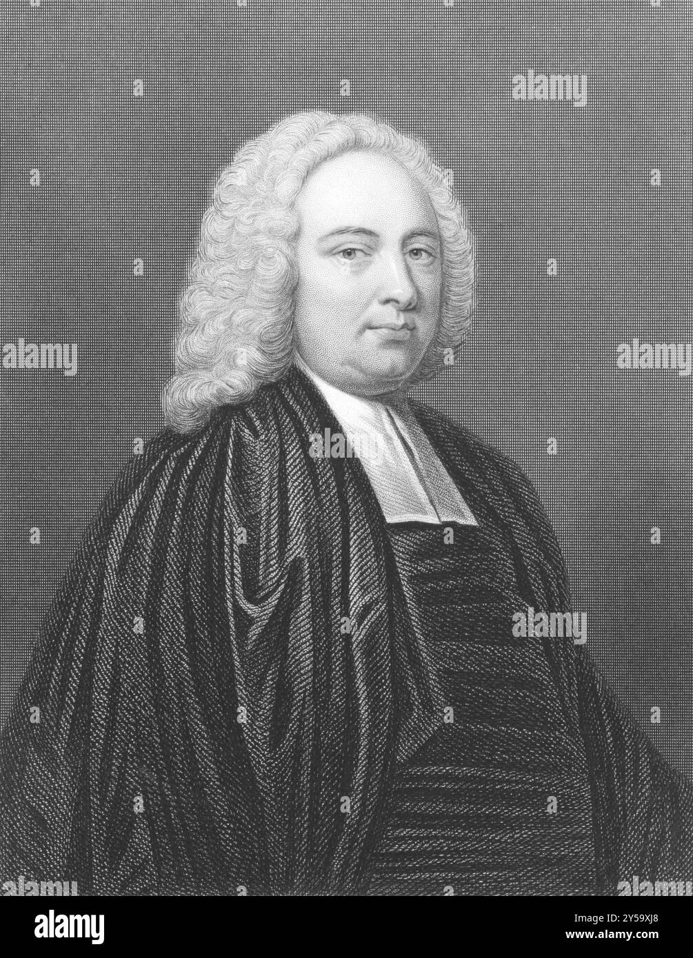 James Bradley (1693-1762) on engraving from the 1800s. English ...