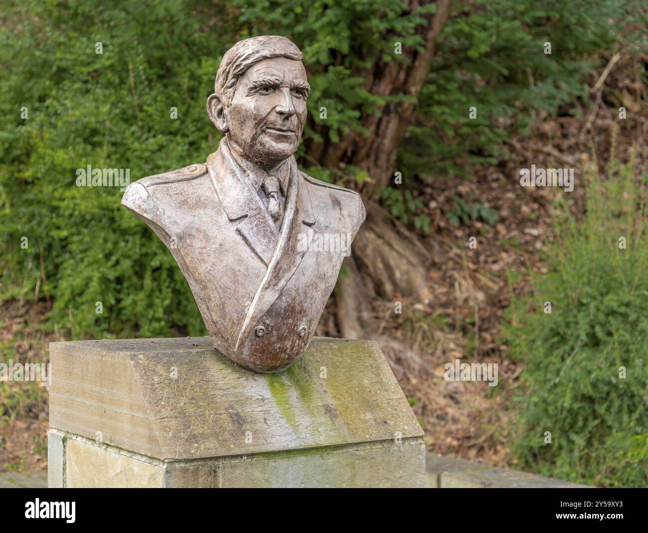Memorial bust of Stock Photo - Alamy