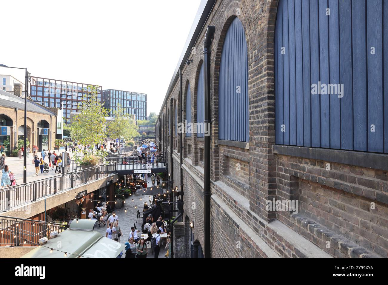 Vibrant Lower & Stable Street at Coal Drops Yard, Kings Cross, north ...