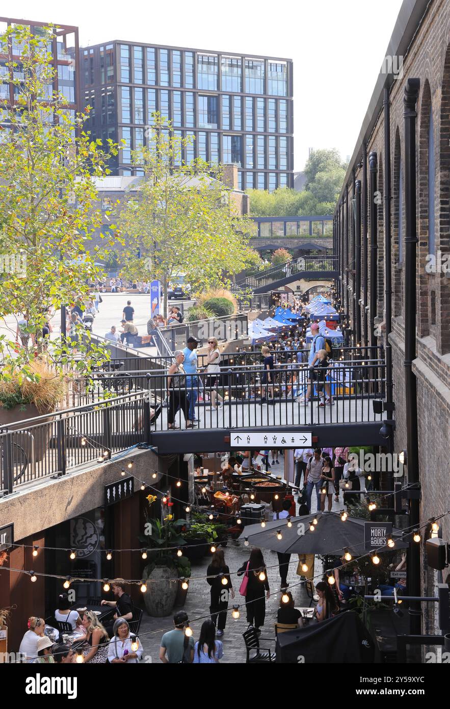 Vibrant Lower & Stable Street at Coal Drops Yard, Kings Cross, north ...