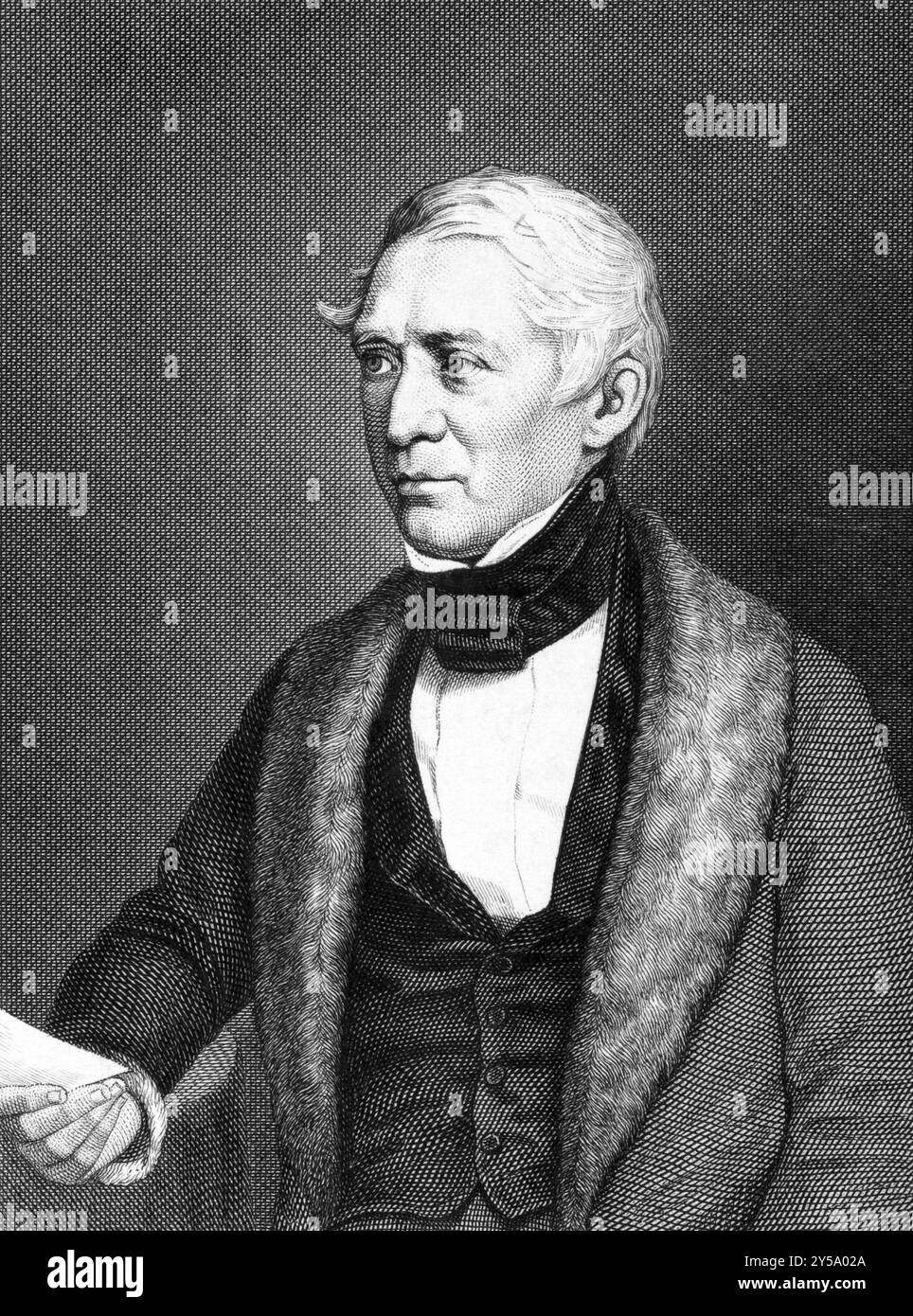 Friedrich Ludwig Georg von Raumer (1781-1873) on engraving from 1859 ...