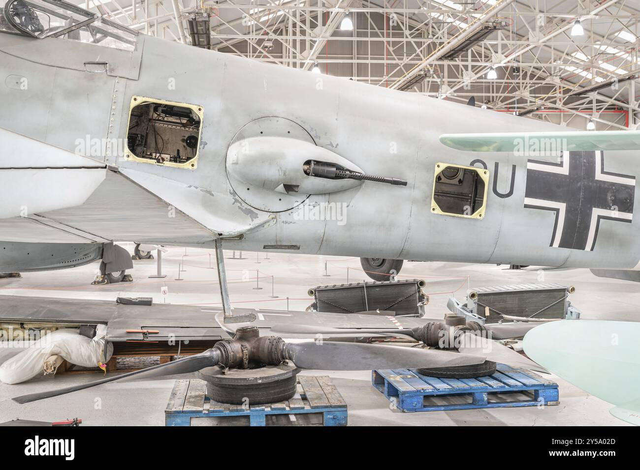 Side Gun, Messerschmitt Me 410A-1-U2, RAF Museum, Cosford Stock Photo ...