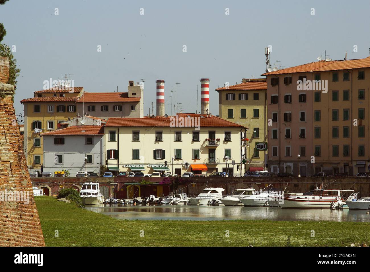Livorno, an important port city in Tuscany famous for its monuments and ...