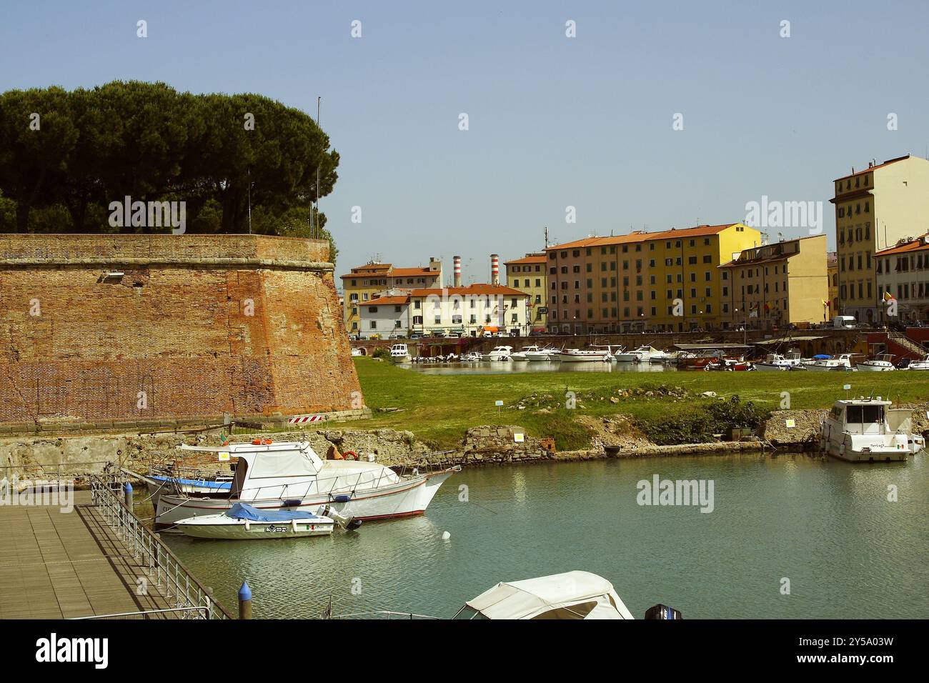 Livorno, an important port city in Tuscany famous for its monuments and ...