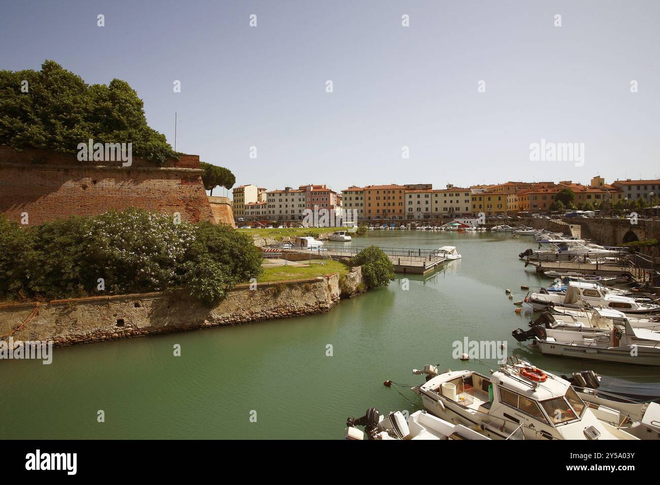 Livorno, an important port city in Tuscany famous for its monuments and ...