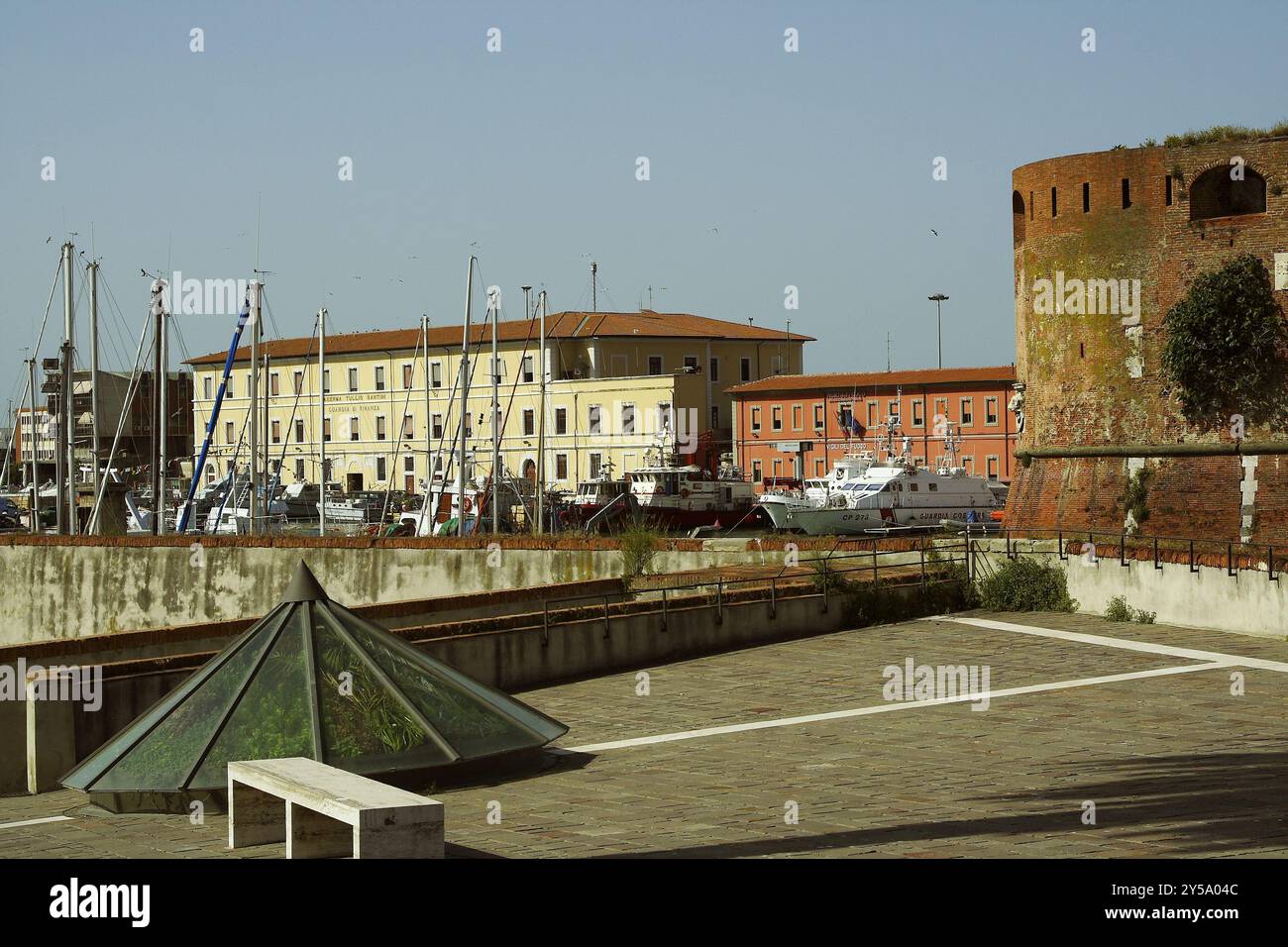 Livorno, an important port city in Tuscany famous for its monuments and ...