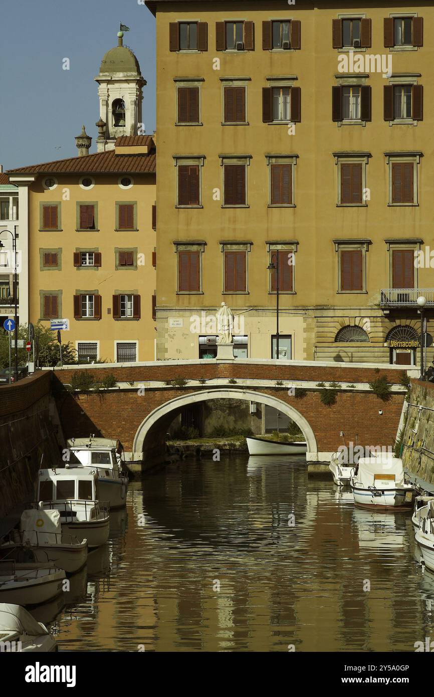 Livorno, an important port city in Tuscany famous for its monuments and ...