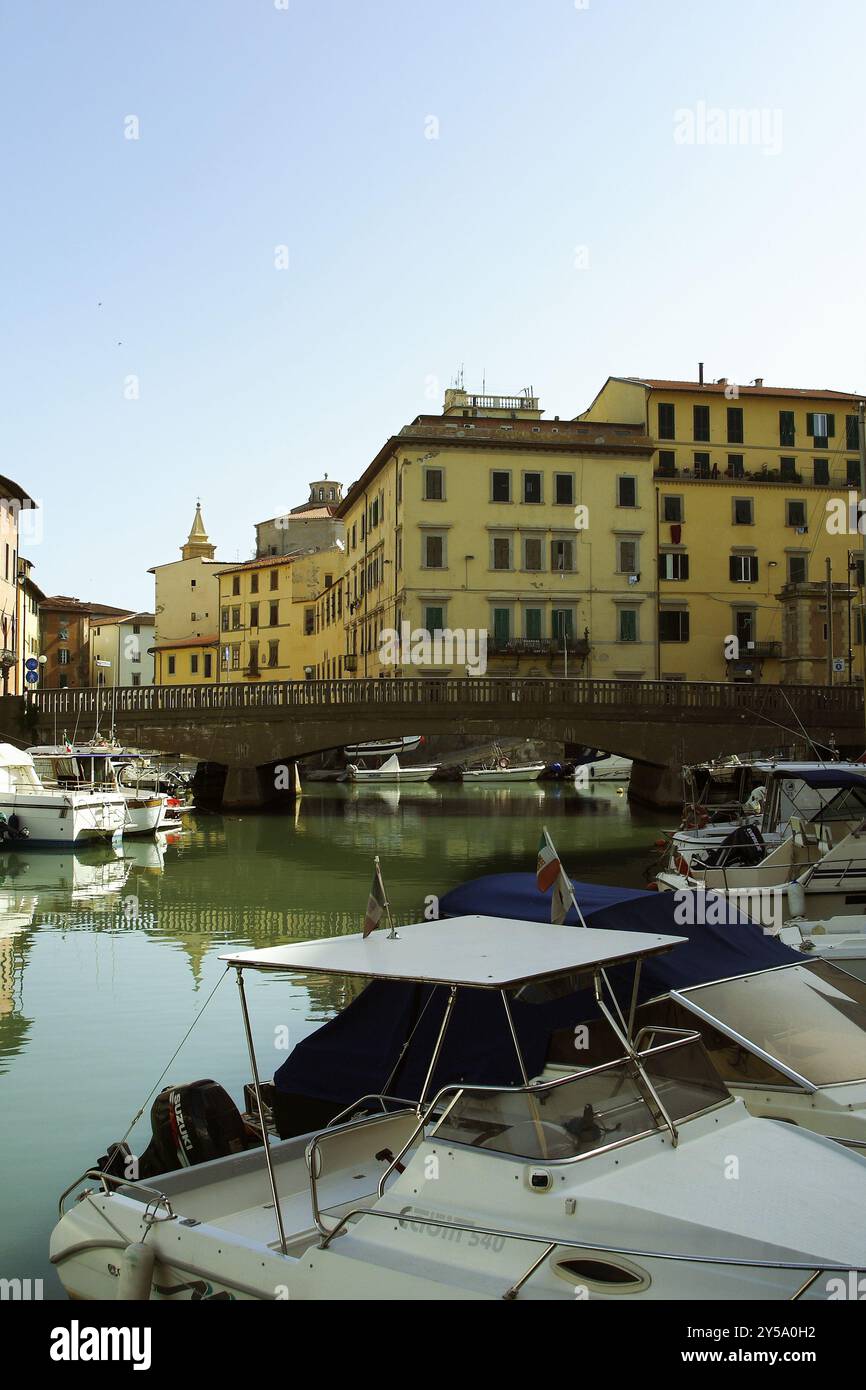 Livorno, an important port city in Tuscany famous for its monuments and ...