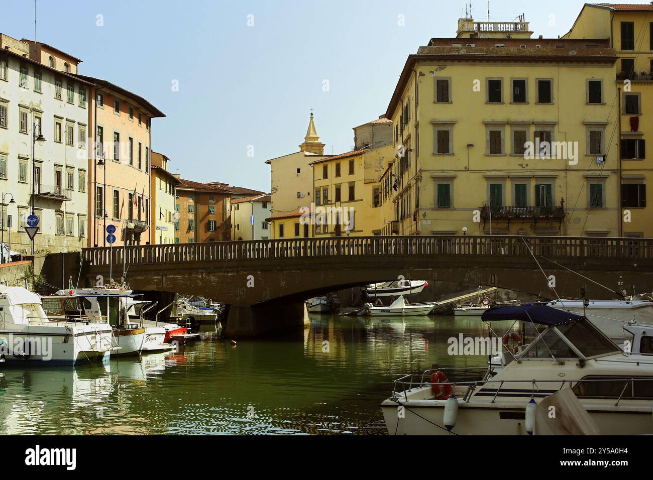 Livorno, an important port city in Tuscany famous for its monuments and ...