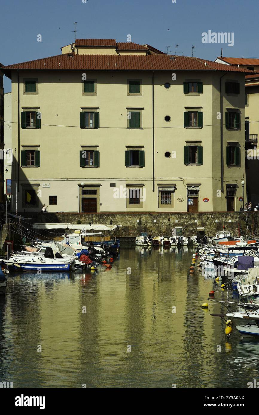 Livorno, an important port city in Tuscany famous for its monuments and ...