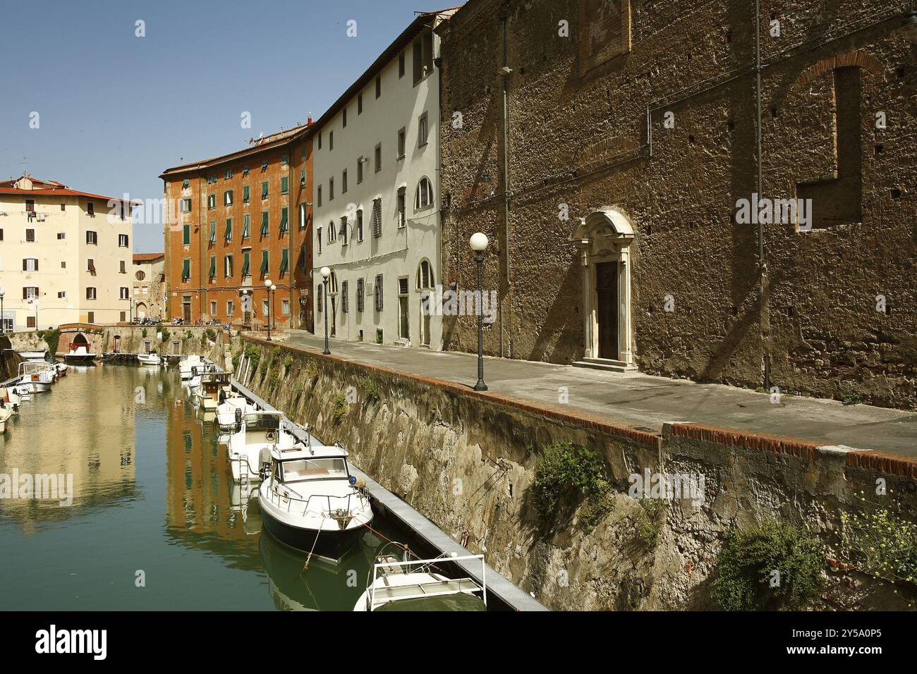 Livorno, an important port city in Tuscany famous for its monuments and ...