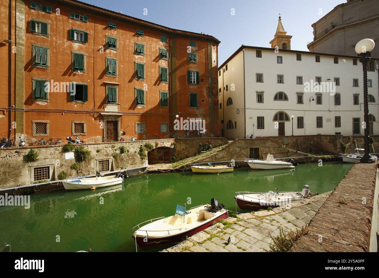 Livorno, an important port city in Tuscany famous for its monuments and ...