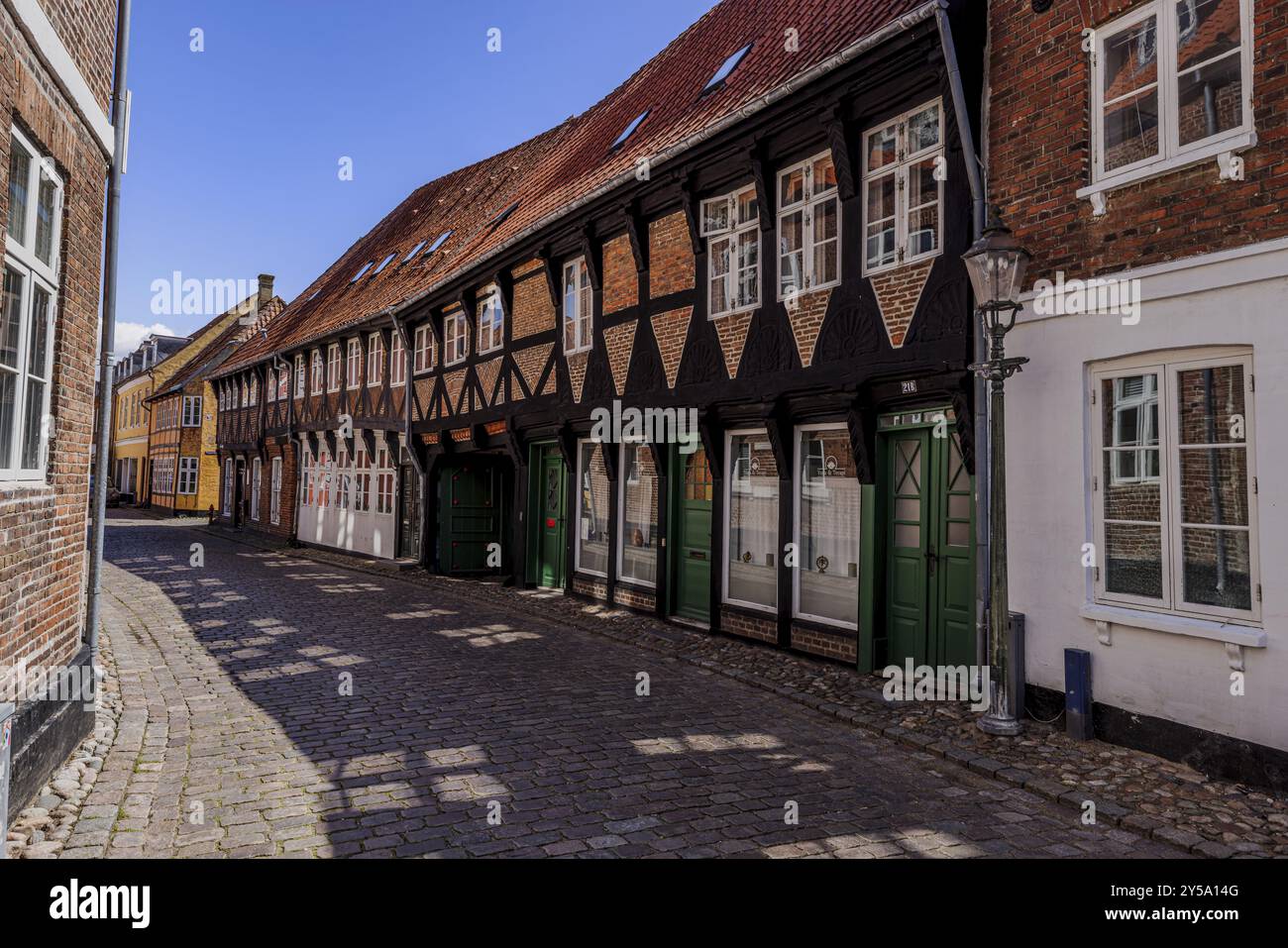 In the streets of Ribe, the oldest town in Denmark Stock Photo - Alamy