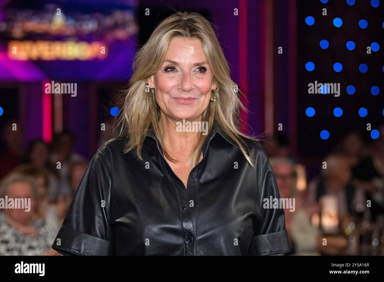 MDR - Riverboat. Moderatorin Kim Fisher anläßlich der Aufzeichnung der ...