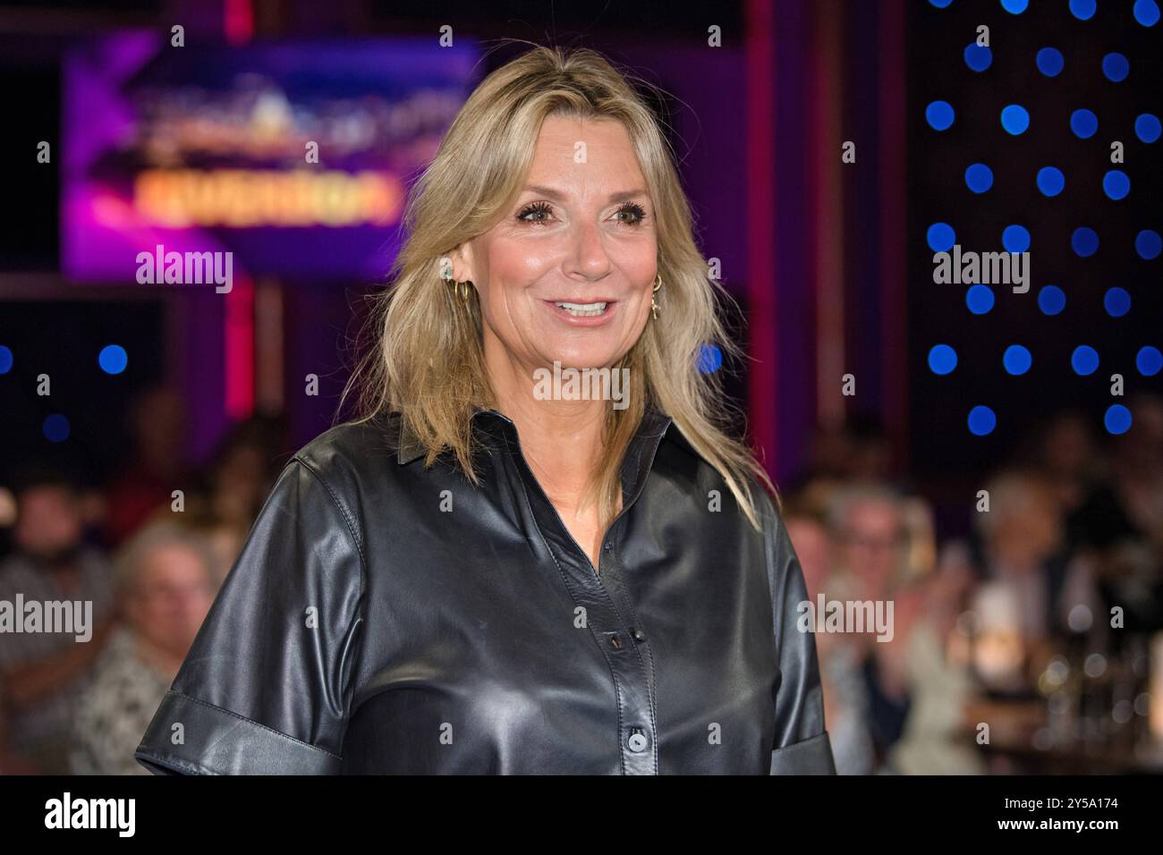 MDR - Riverboat. Moderatorin Kim Fisher anläßlich der Aufzeichnung der ...