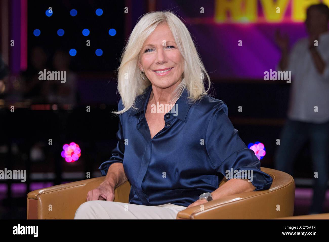 MDR - Riverboat. Moderatorin Ulrike von der Groeben anläßlich der ...