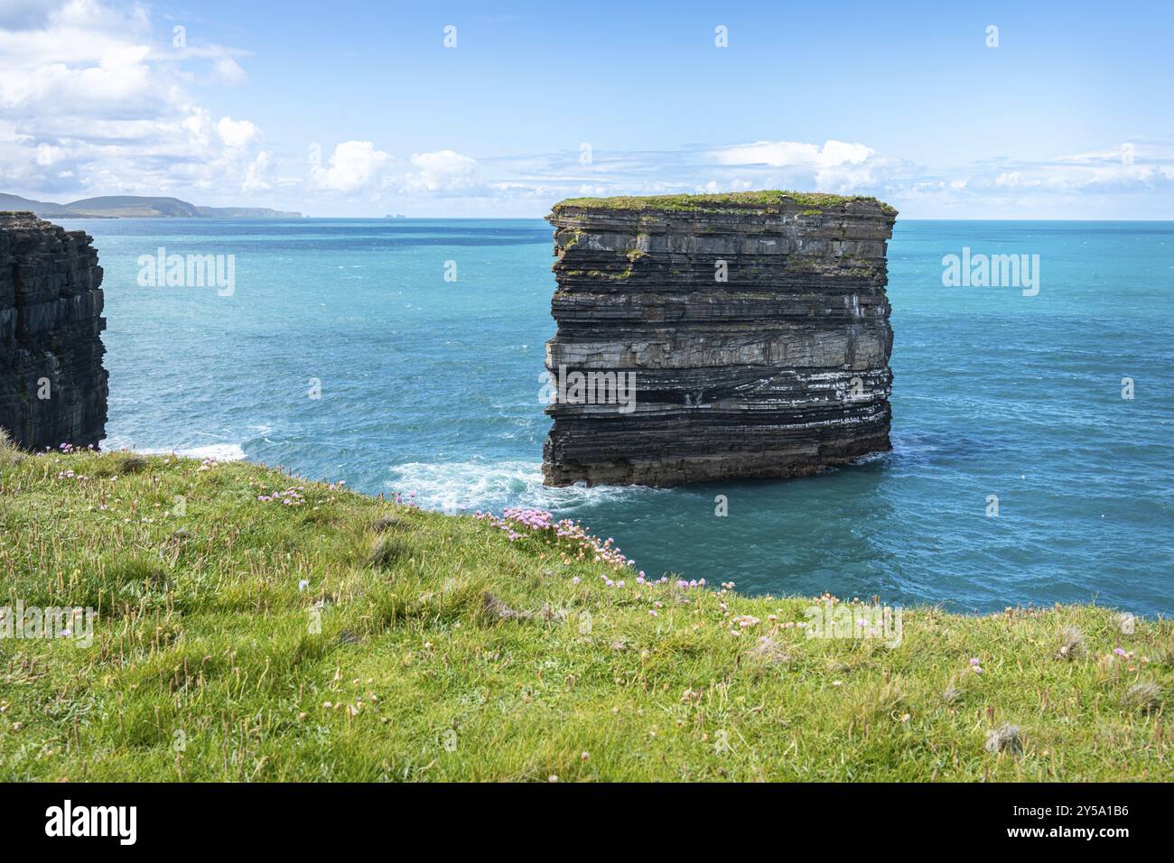 Sea Stack, Downpatrick Head, Co Mayo, Ireland, Europe Stock Photo - Alamy