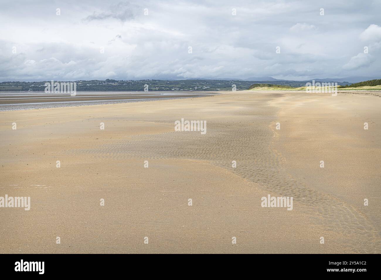 Sandy Beach, Murvagh Beach, Bells Isle, Donegal, Ireland, Europe Stock ...