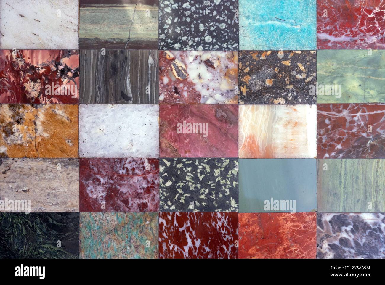 Samples of marble, granite, quartz. Background and texture of multi ...
