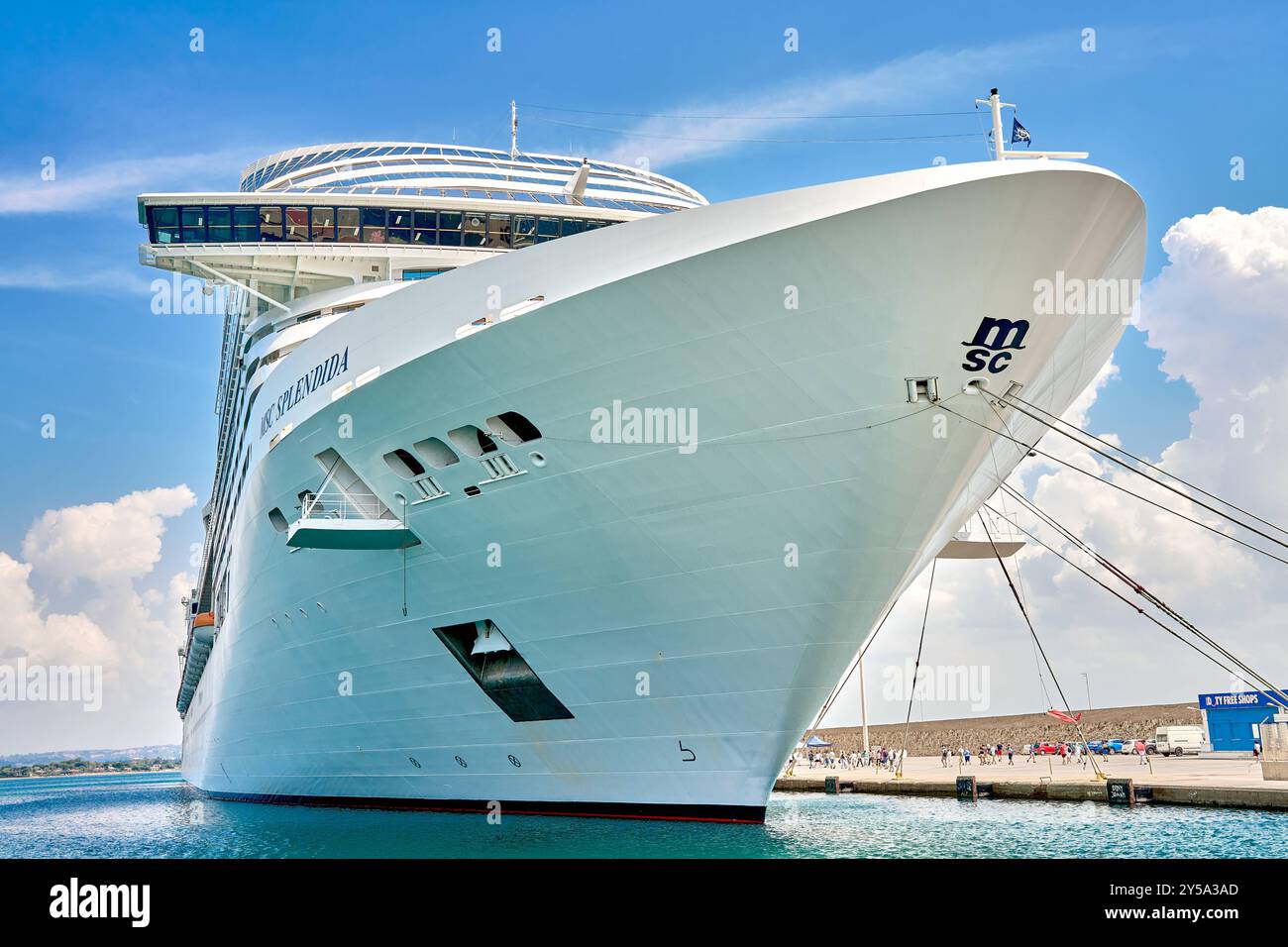 Katakolon, Greece - August 30, 2024: The impressive cruise ship MSC ...