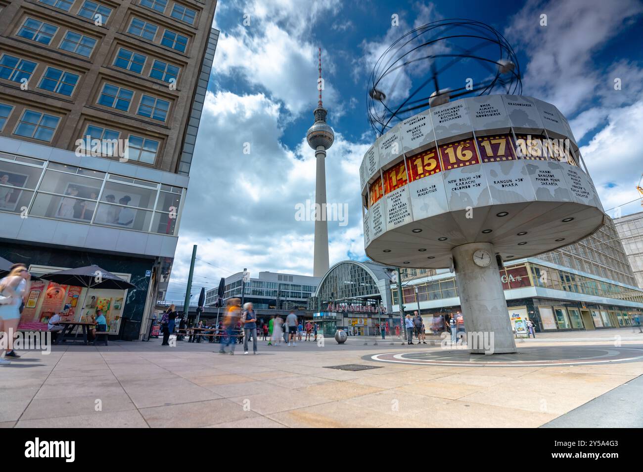 Berlin, Germany - June 23, 2024: Alexanderplatz World Time Clock. Tv ...