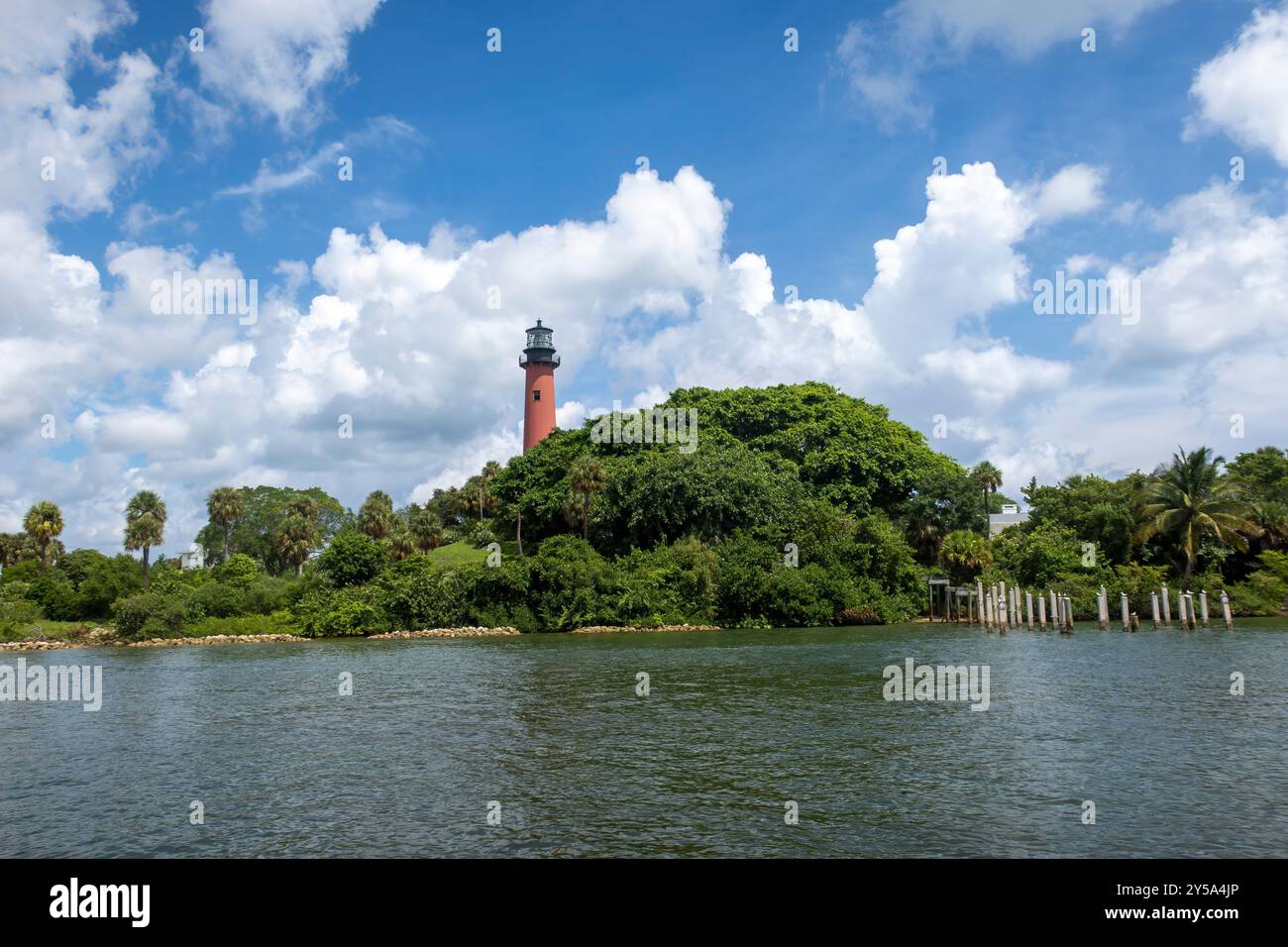 The Jupiter Inlet Lighthouse in Jupiter, Florida, USA Stock Photo - Alamy