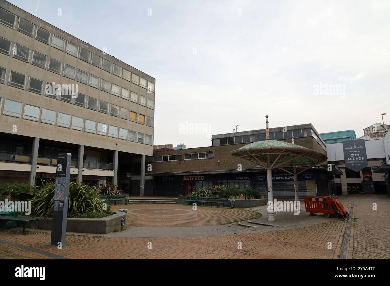 Shelton Square redevelopment area in the city centre of Coventry Stock ...
