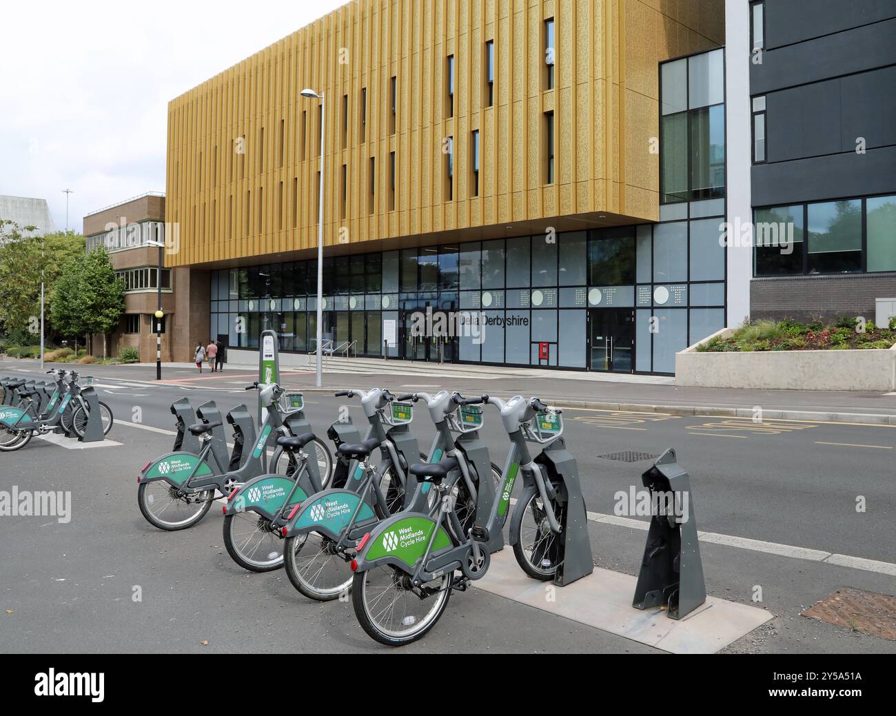 West Midlands cycle hire station in Coventry Stock Photo - Alamy