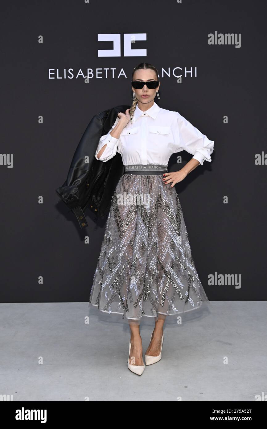 Milan, Guests Elisabetta Franchi Fashion Show, Milan Fashion Week SS ...