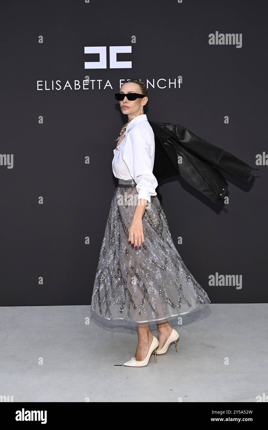 Milan, Guests Elisabetta Franchi Fashion Show, Milan Fashion Week SS ...