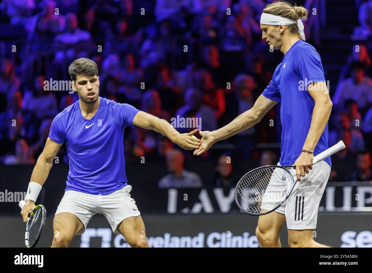 Berlin, Germany. 20th Sep, 2024. Tennis: Laver Cup, men's doubles ...