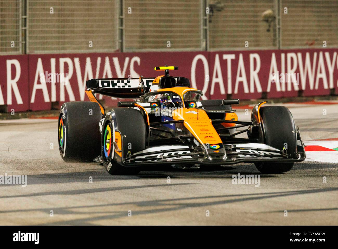 Singapore, Singapore. 20th Sep, 2024. Lando Norris of Great Britain ...