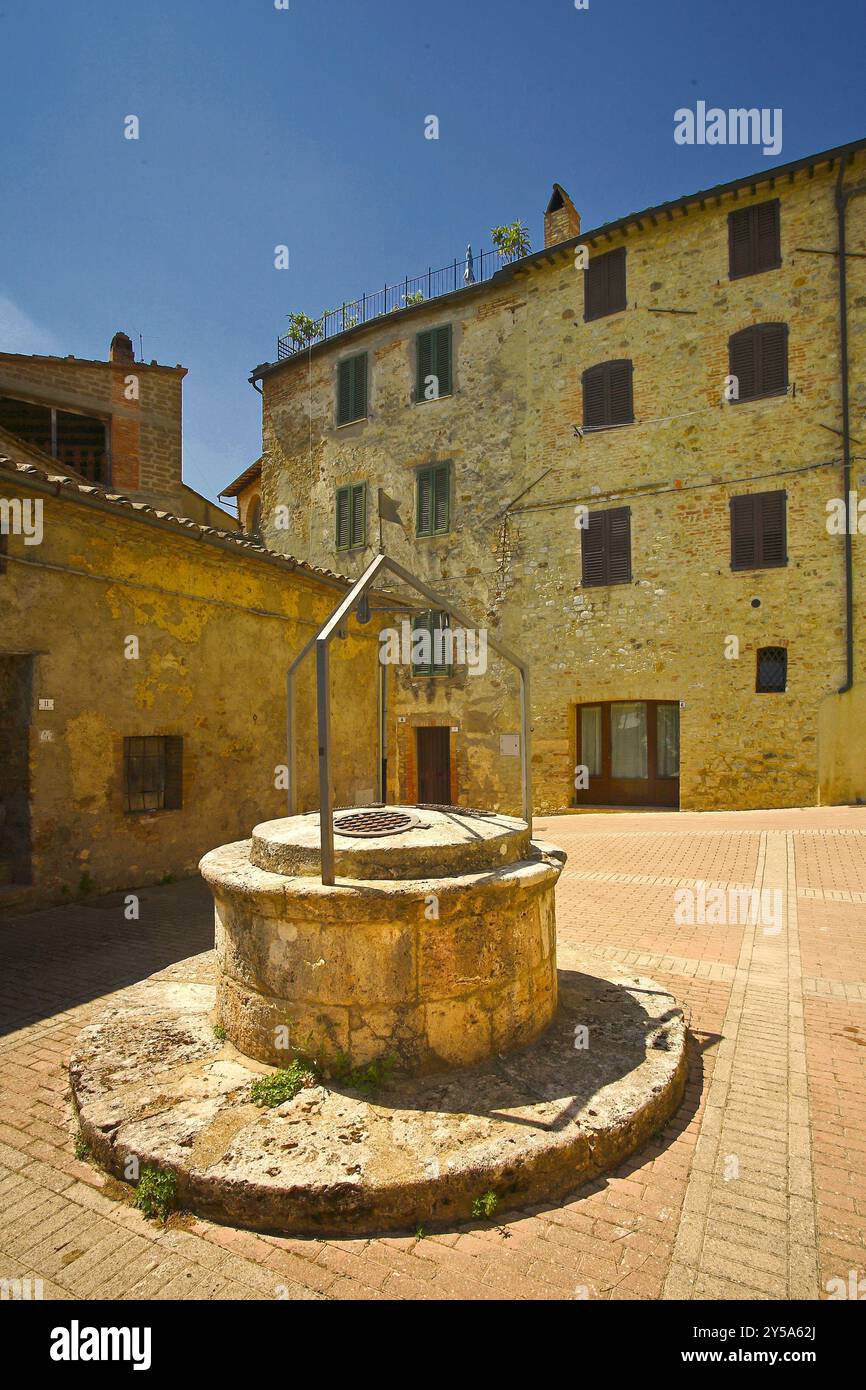 the village of Castiglione d'Orcia is an example of medieval ...