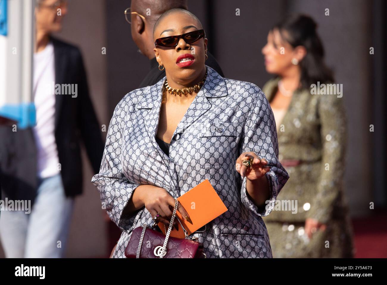 Milan, Italy. 20th Sep, 2024. Symone Sanders attends the Gucci Women's ...