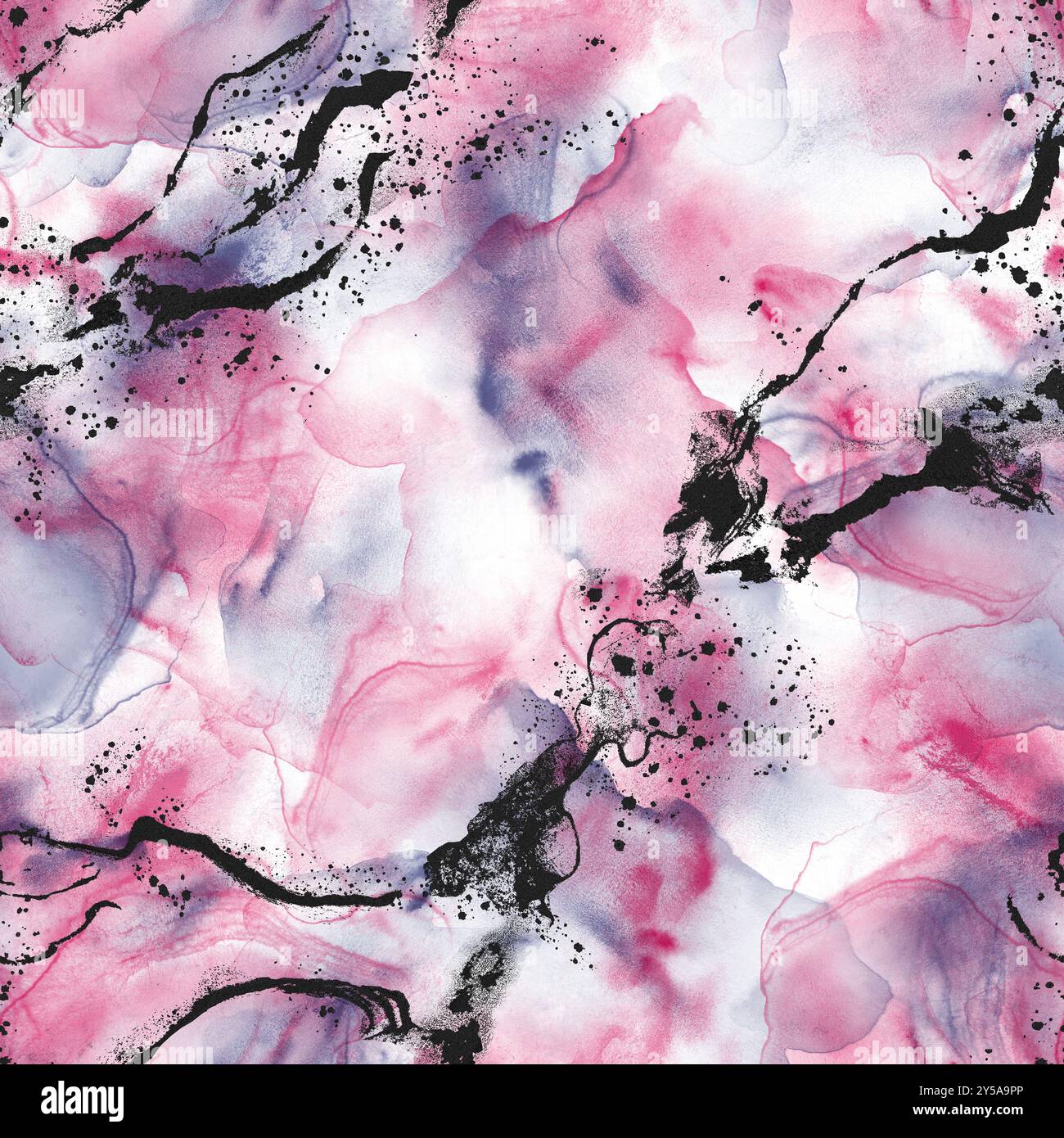 Abstract watercolor liquid stain luxury background. Hand drawn pink ...
