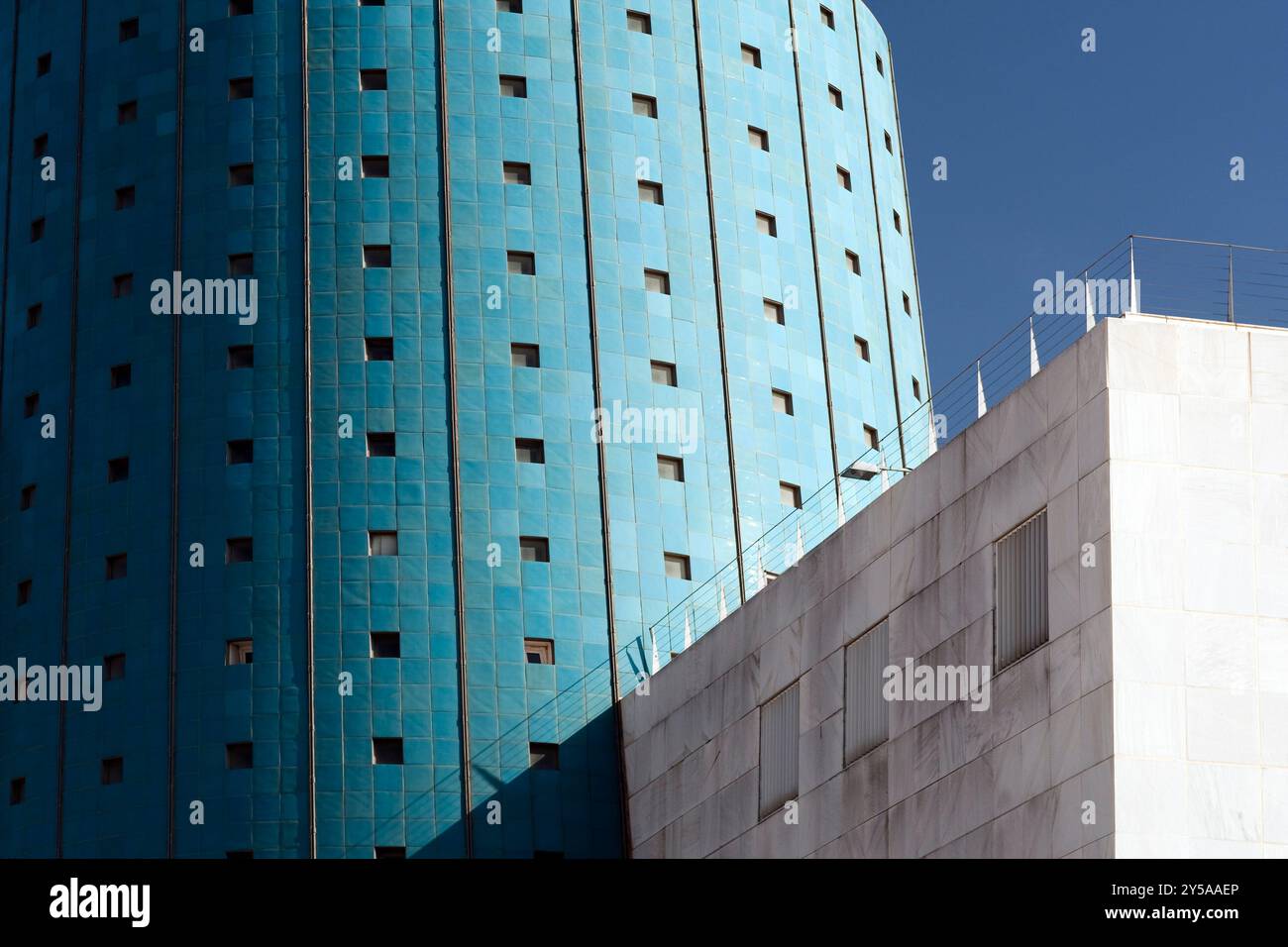 The Pabellón de Andalucía building showcases its distinct architecture ...