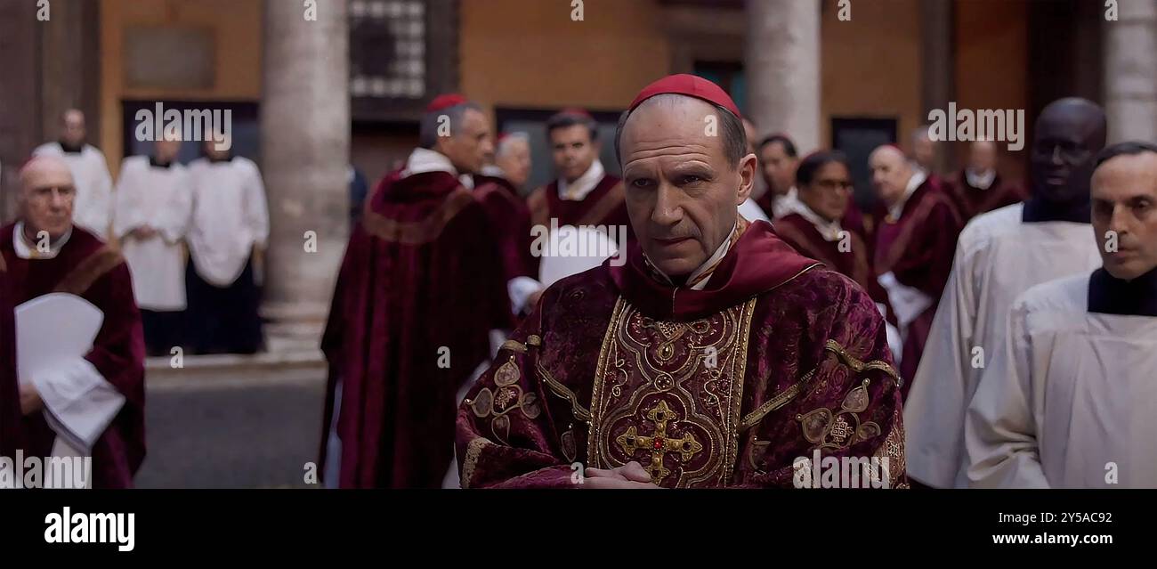 Rome, Italy. Ralph Fiennes in Conclave - (C)Black Bear / Focus Features ...