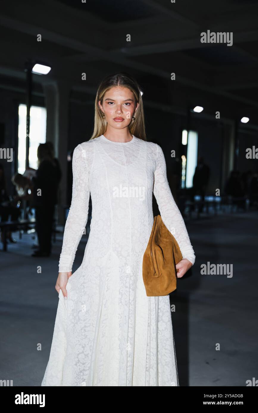 Milan, Milan Women's Fashion Week: Spring/Summer 2025 - Guests at the ...