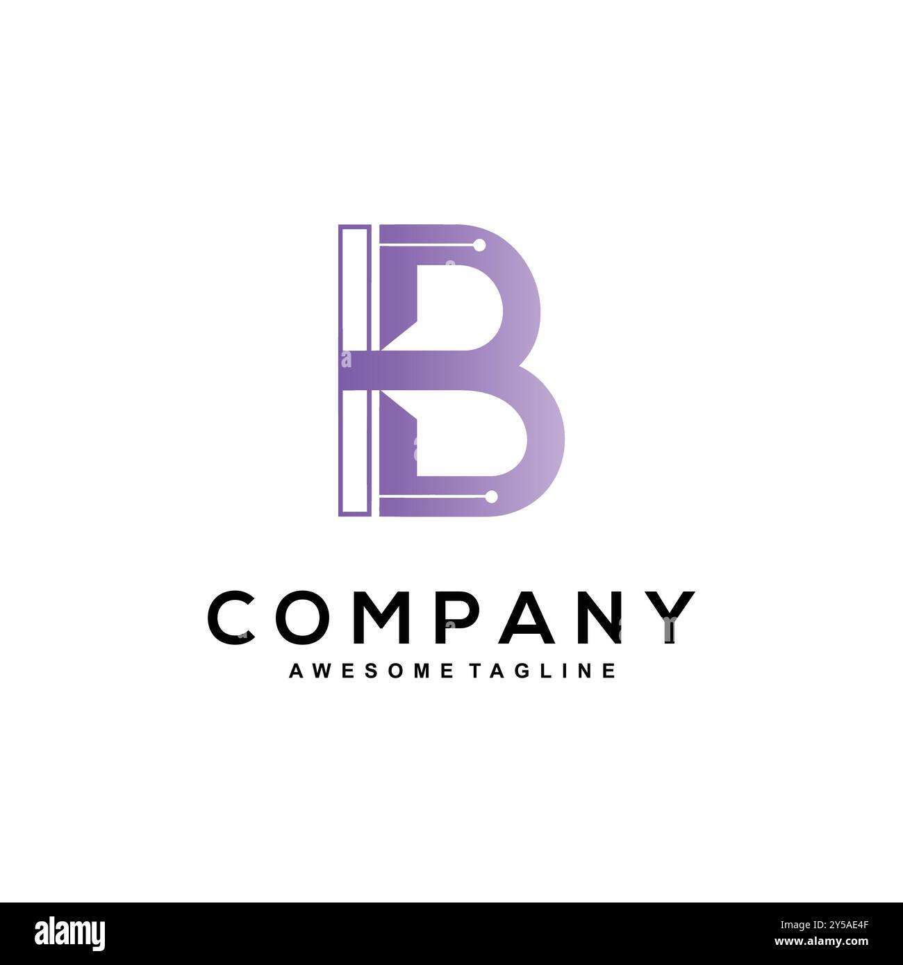 Letter b logo Stock Vector Images - Alamy