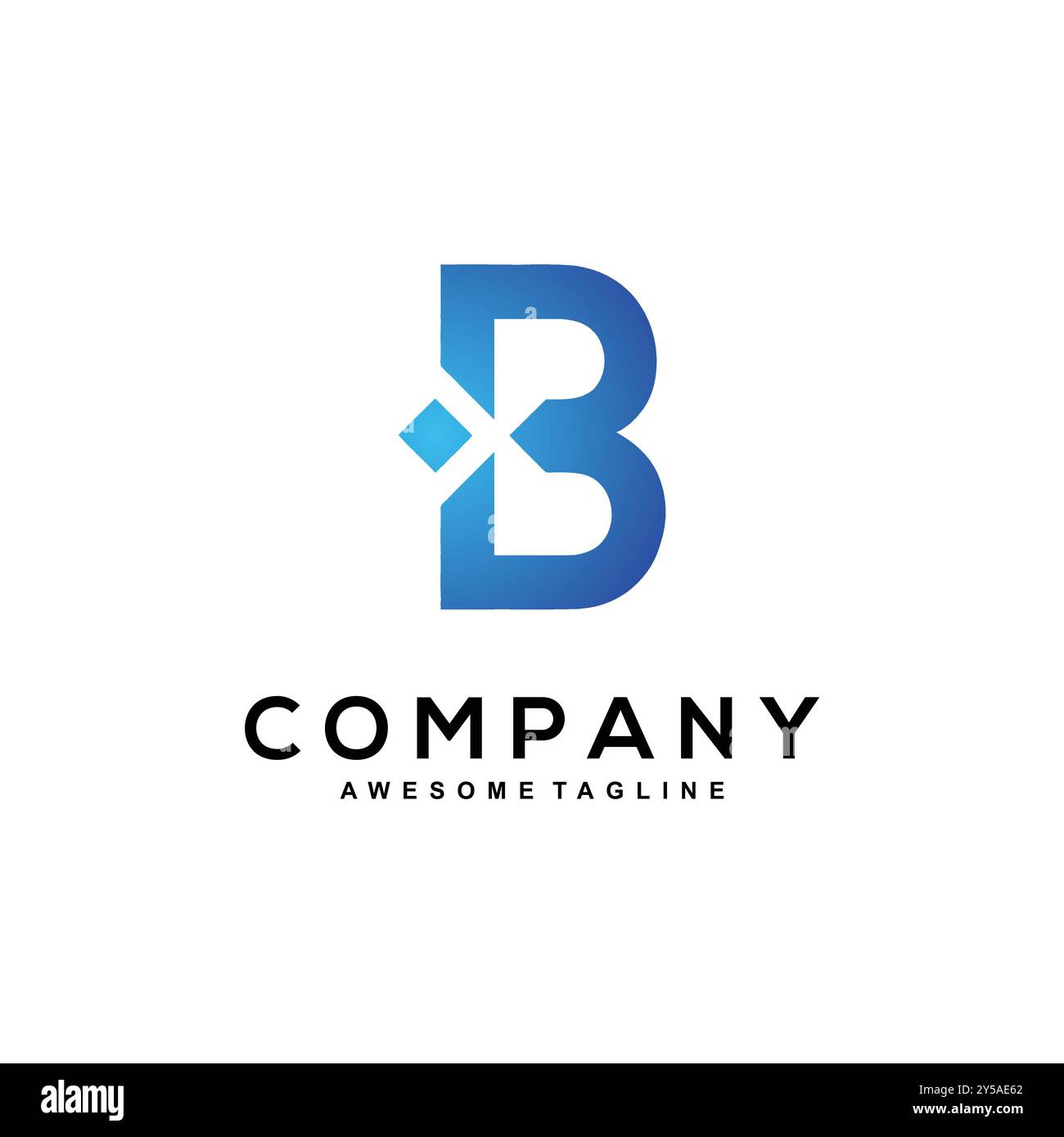 Logo letter b hi-res stock photography and images - Alamy