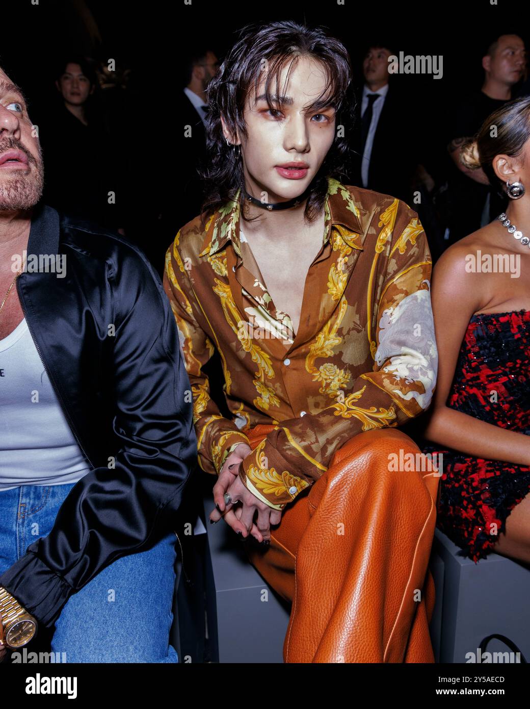 Milan, Italien. 20th Sep, 2024. hyunjin attends VERSACE Spring/Summer ...