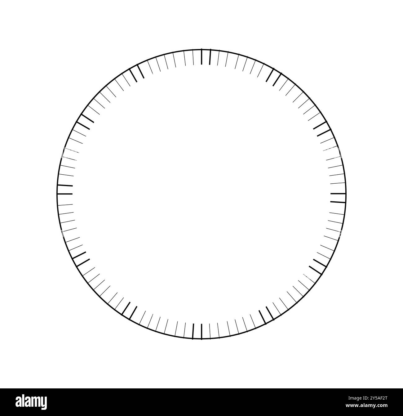 Mechanical clock template. Watch and timepiece. Circle and rounded ...