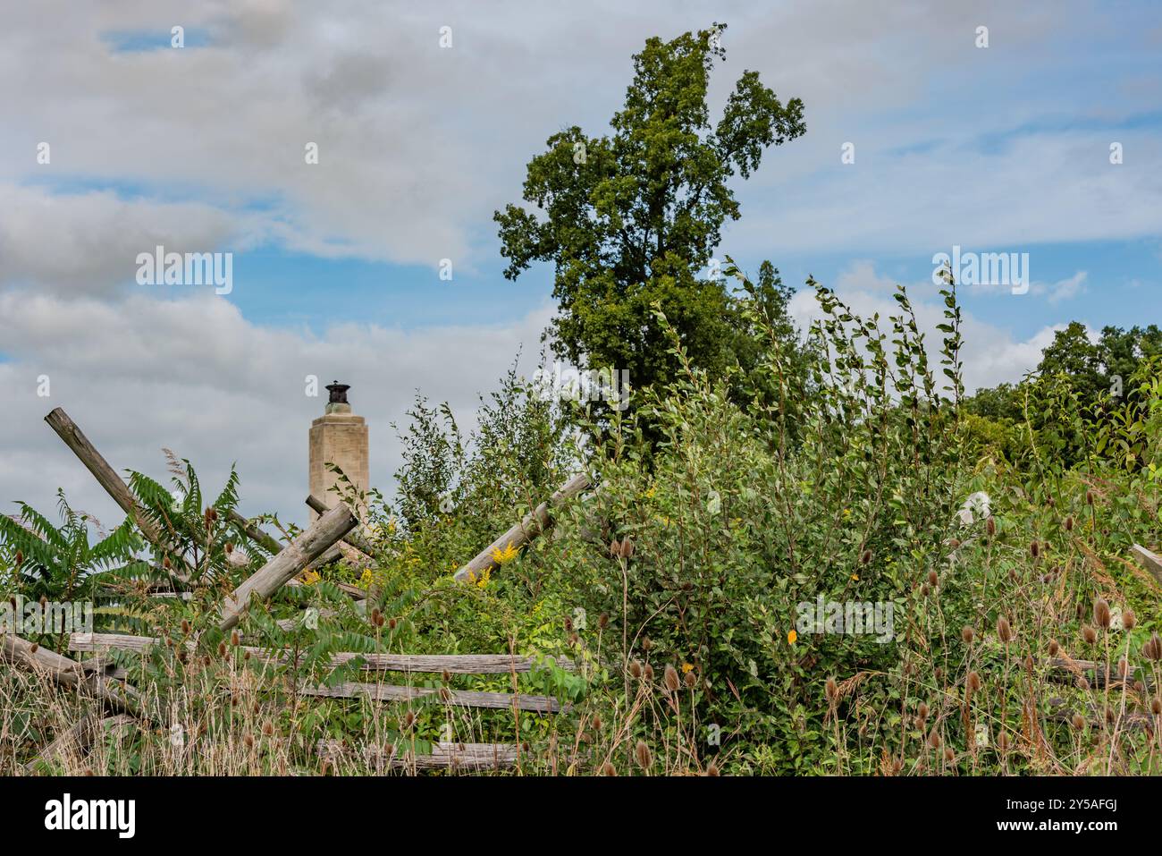 The Eternal Light Peace Memorial on a Late Summer Day, Gettysburg ...